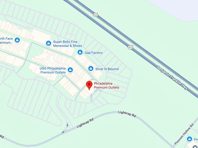 16. philadelphia premium outlets map