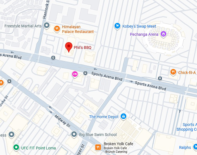 16. phil's bbq map