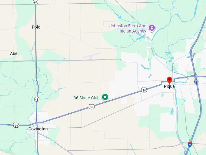 16. piqua map