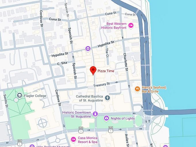 16. pizza time map