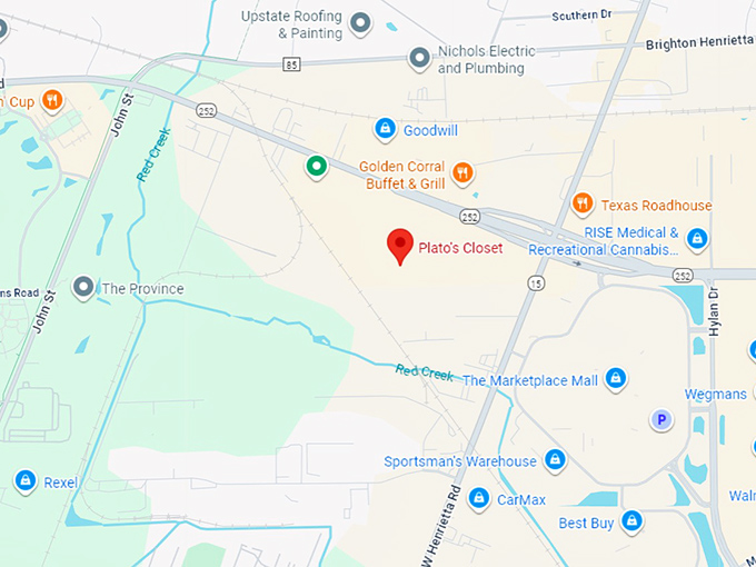 16. plato’s closet map