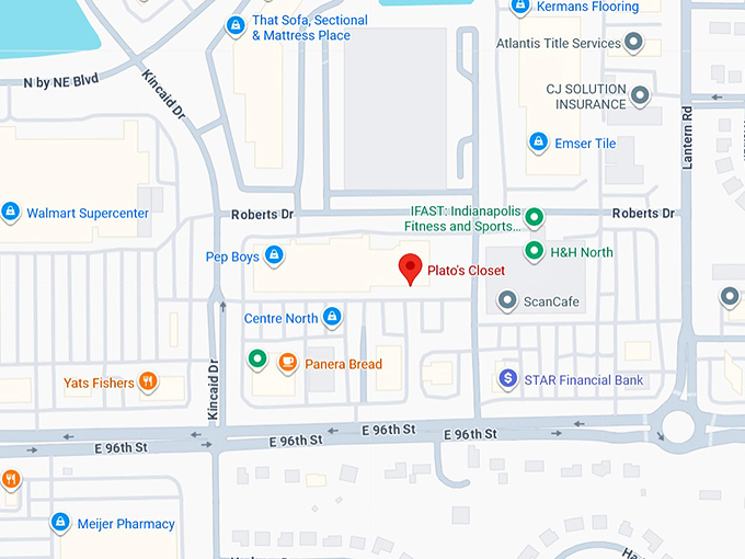 16. plato’s closet map