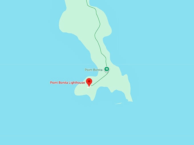 16. point bonita lighthouse map