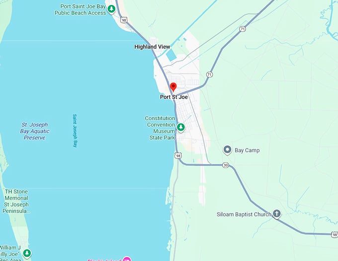 16. port st. joe map