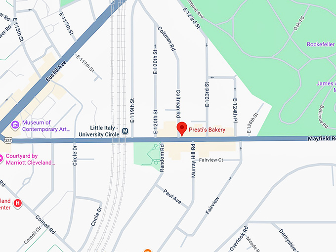16. presti’s bakery map