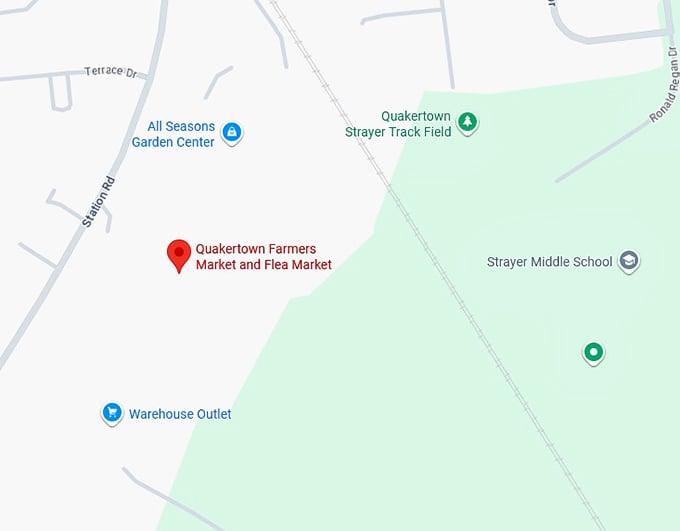 16. quakertown farmers market and flea market map