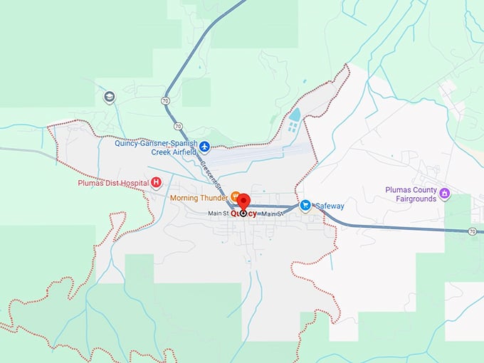 16. quincy, ca map