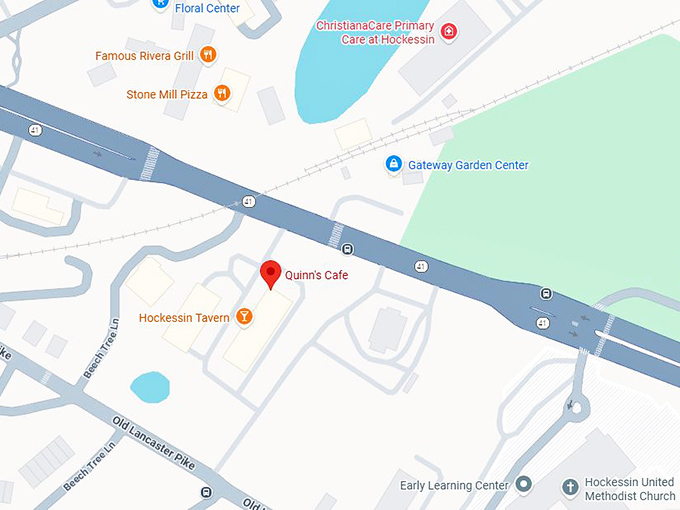 16. quinn’s cafe map