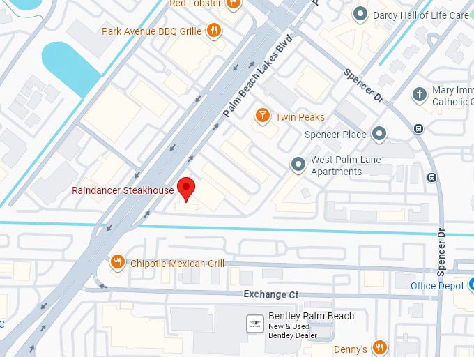 16. raindancer steakhouse map
