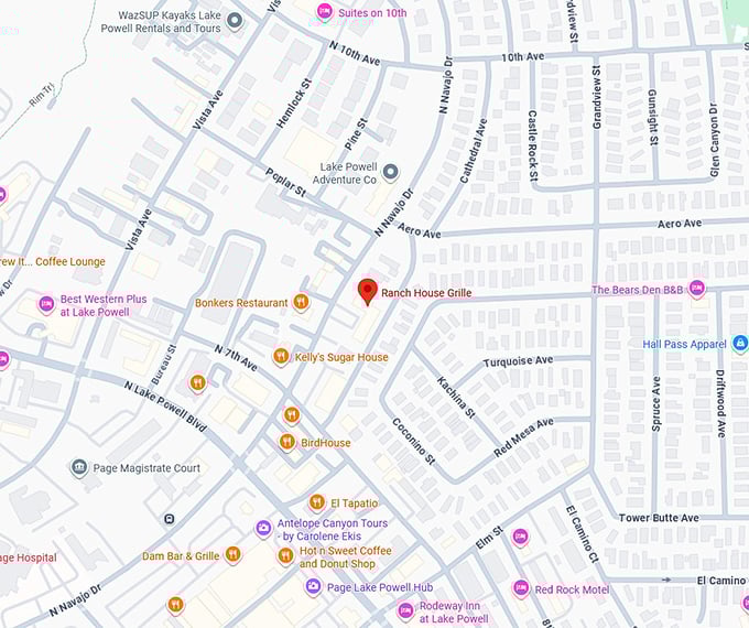 16. ranch house grille map