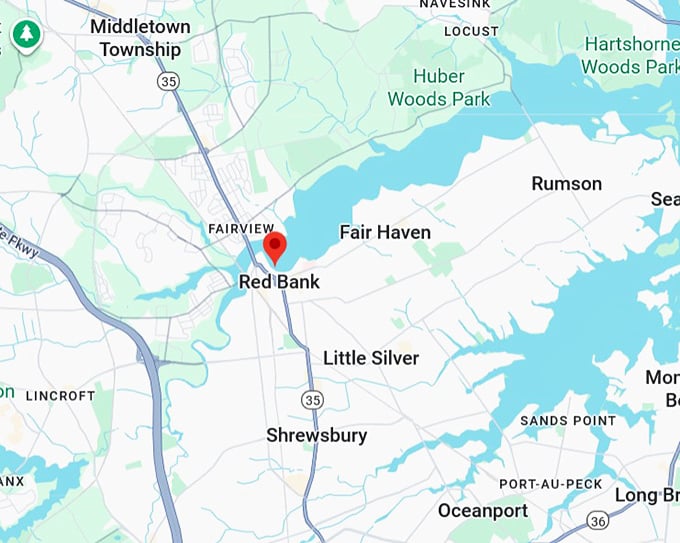 16. red bank map
