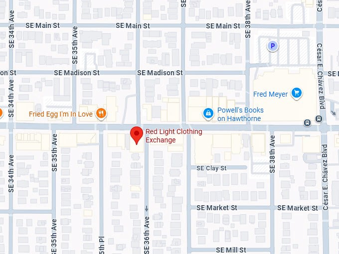 16. red light clothing exchange map