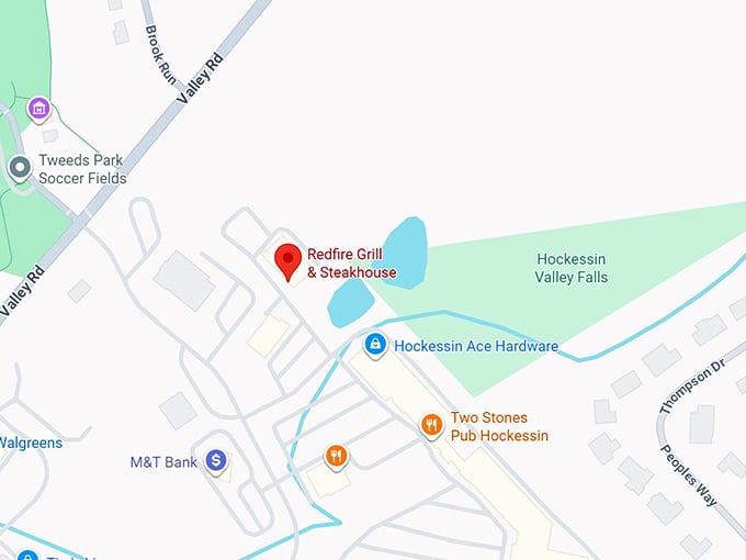 16. redfire grill & steakhouse map