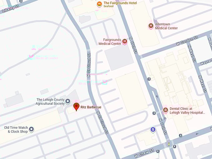 16. ritz barbecue map