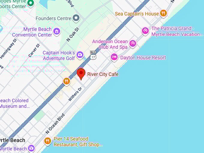 16. river city cafe (404 21st ave n) map