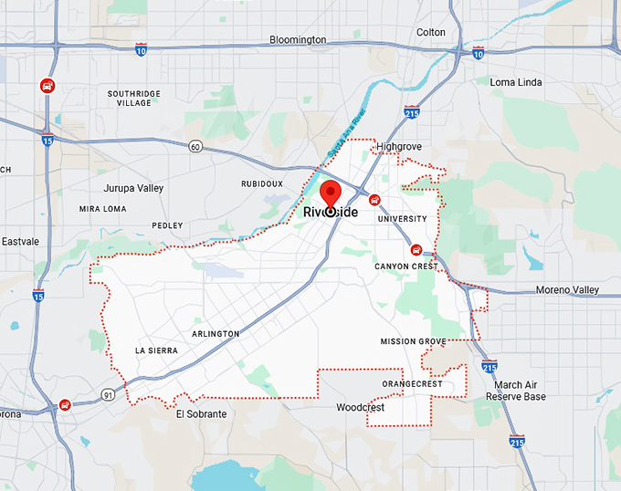 16. riverside map