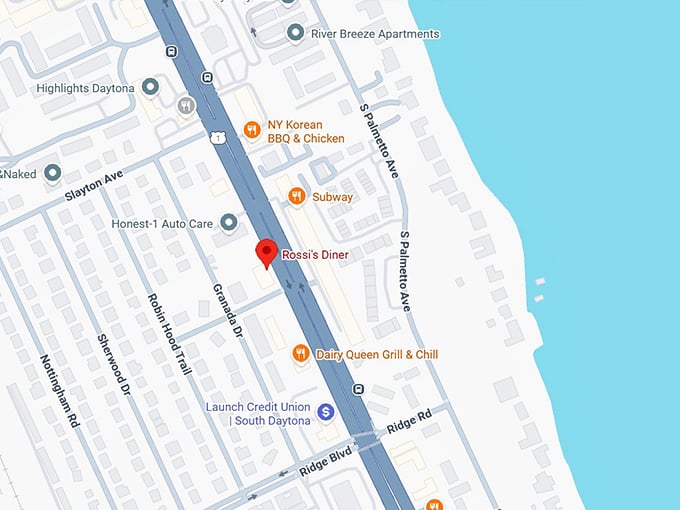 16. rossi’s diner map