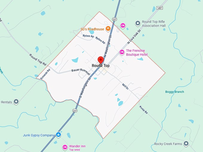 16. round top map