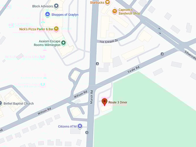 16. route 3 diner map