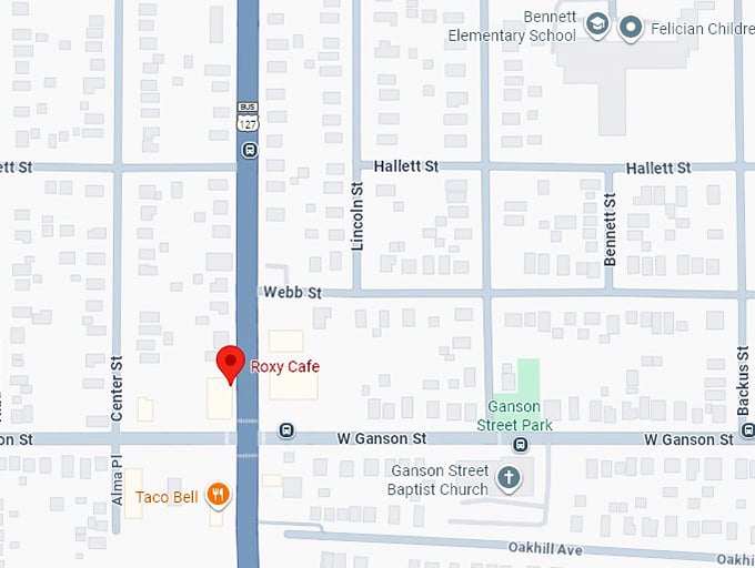 16. roxy cafe map