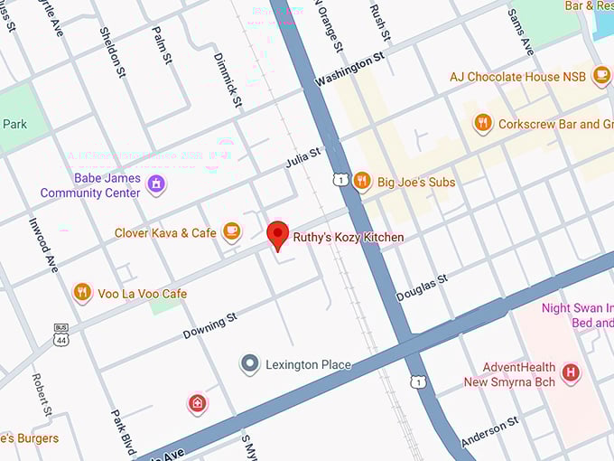 16. ruthy's kozy kitchen map