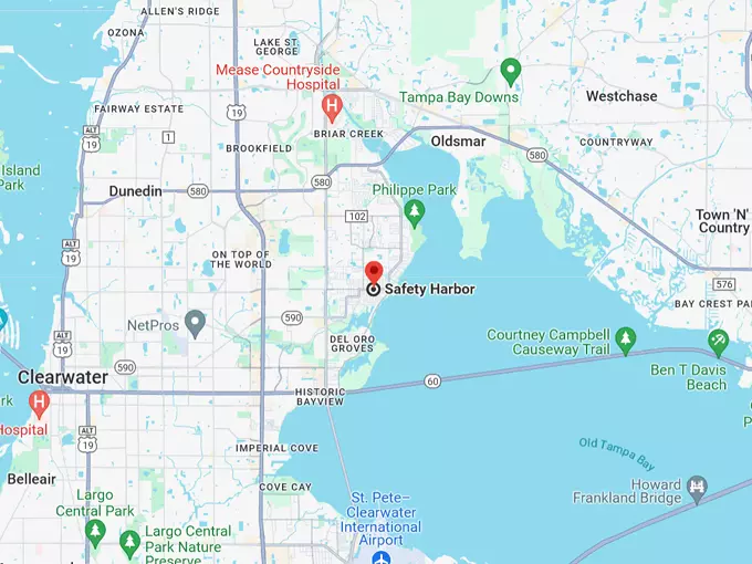 16. safety harbor map