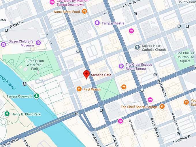 16. samaria cafe map
