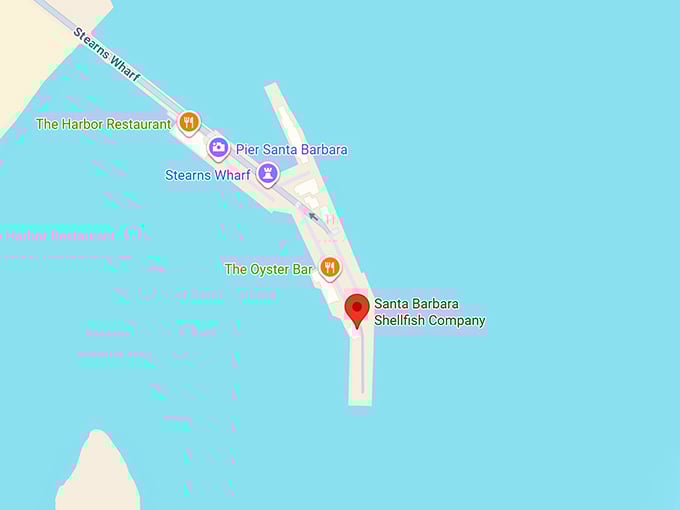 16. santa barbara shellfish company map