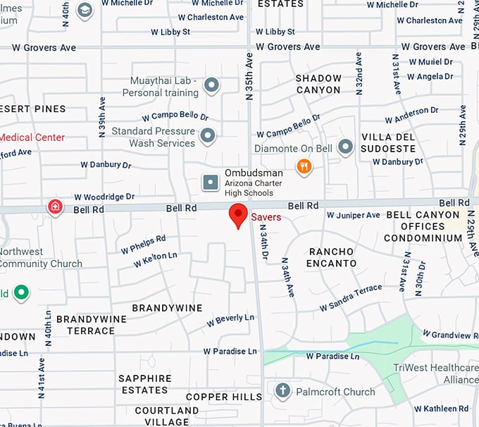 16. savers map