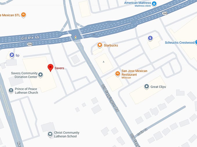 16. savers map