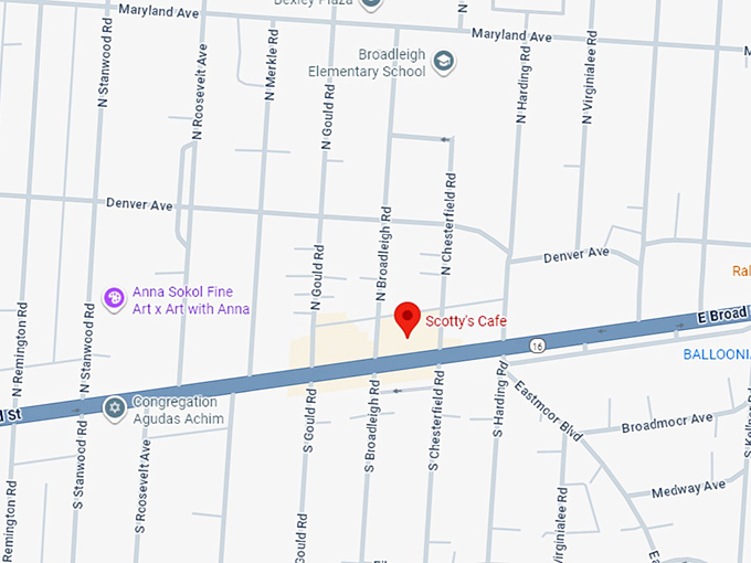 16. scotty’s cafe map