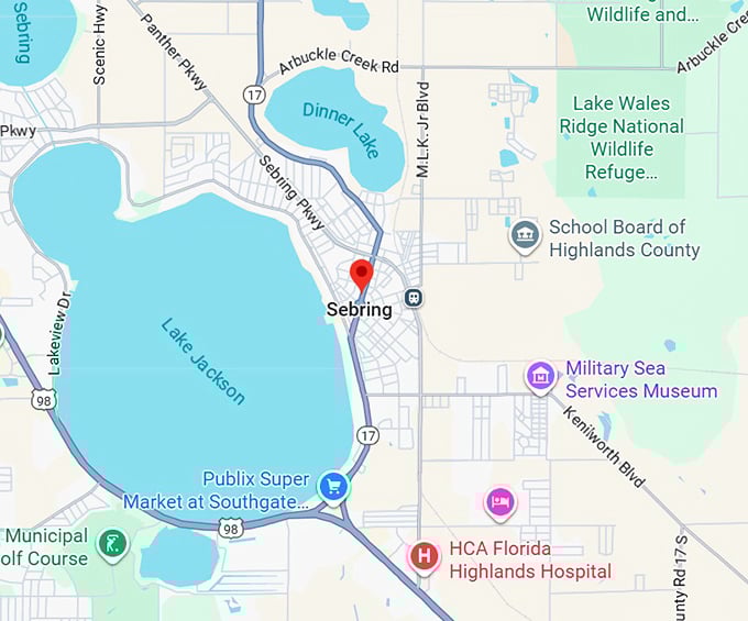 16. sebring map