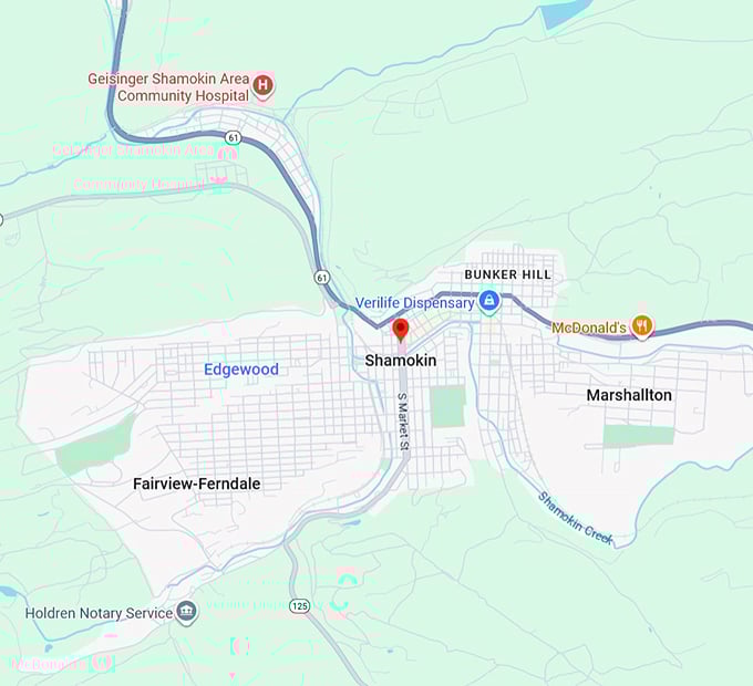16. shamokin map