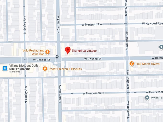 16. shangri la vintage map
