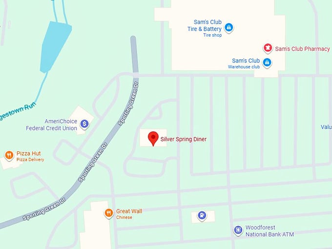 16. silver spring diner map
