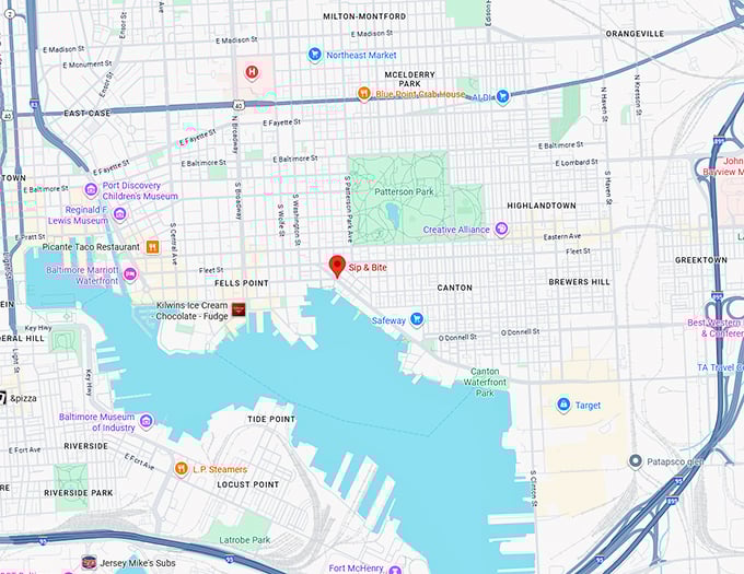 16. sip & bite map
