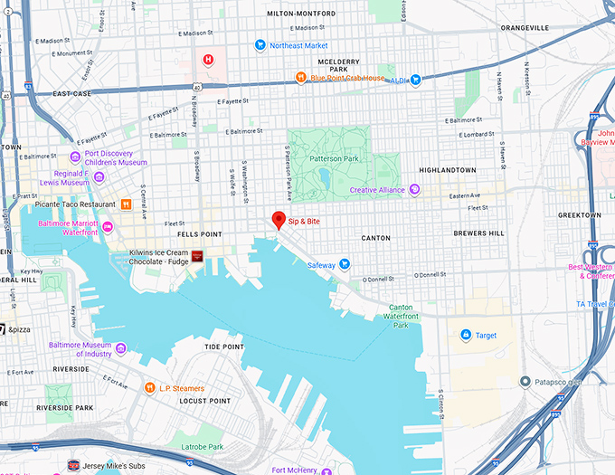16. sip & bite map