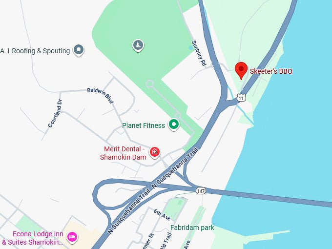 16. skeeter's bbq map