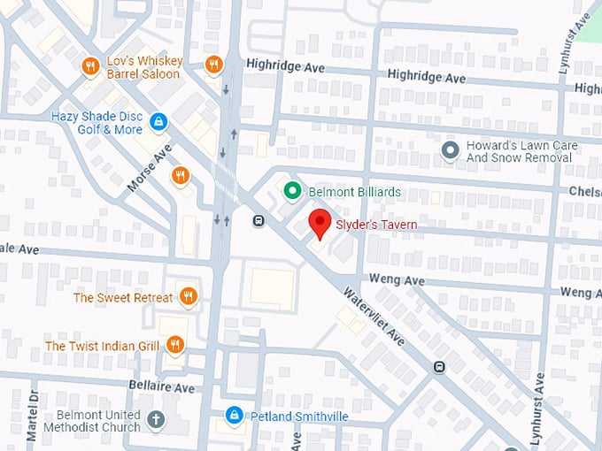 slyder's tavern map