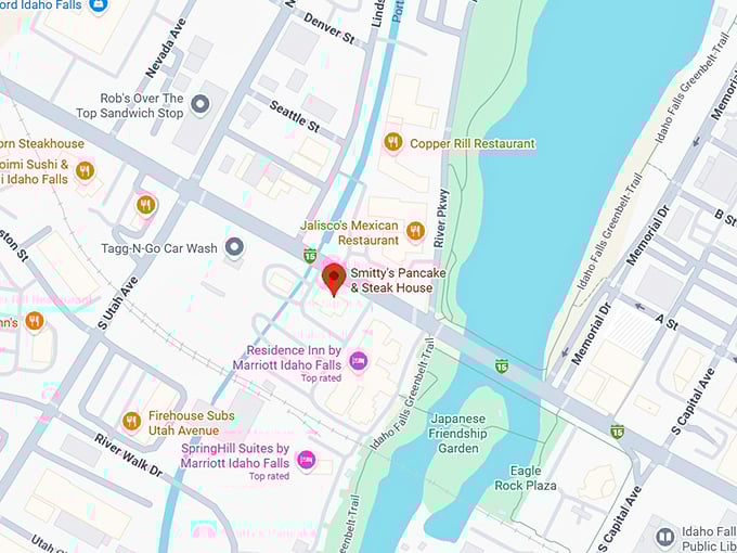 16. smitty’s pancake & steak house map