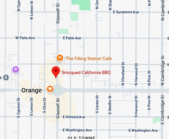 16. smoqued california bbq map