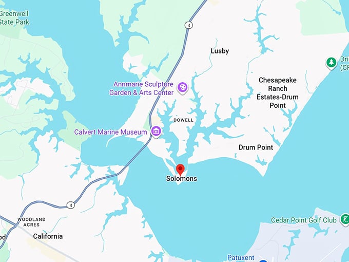 16. solomons md map