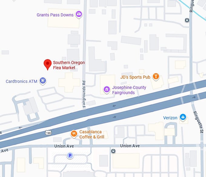 16. southern oregon flea market map