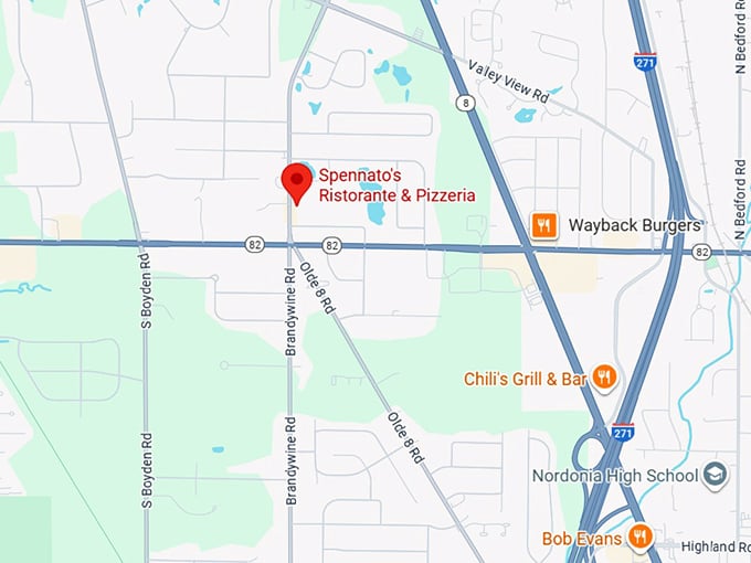 16. spennato's ristorante & pizzeria map
