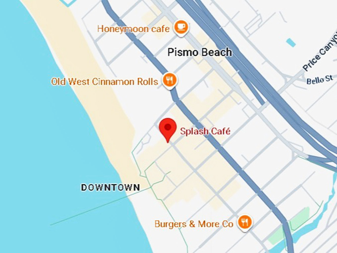 16. splash café map