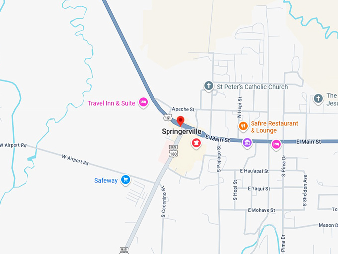 16. springerville map