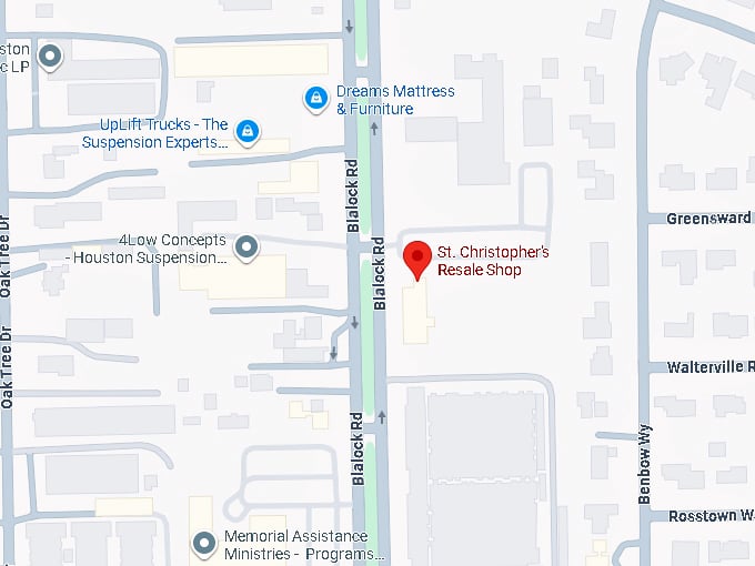 16. st. christopher’s resale shop map
