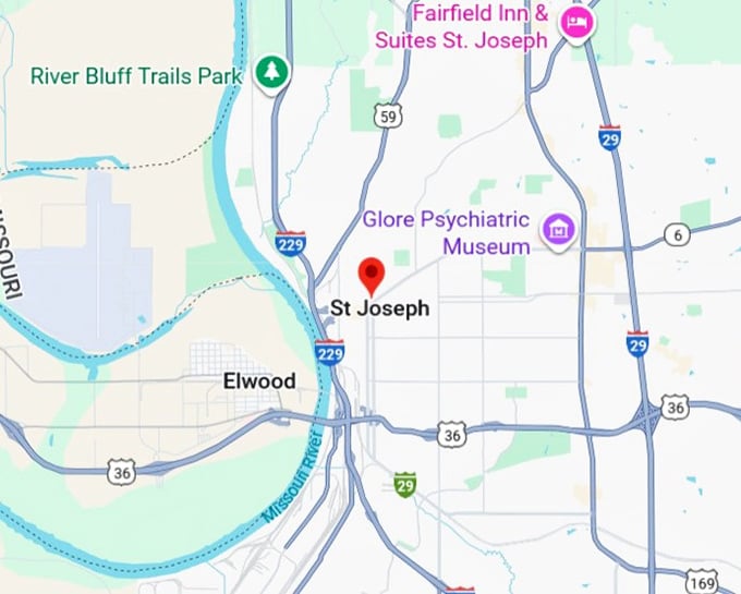 16. st. joseph map