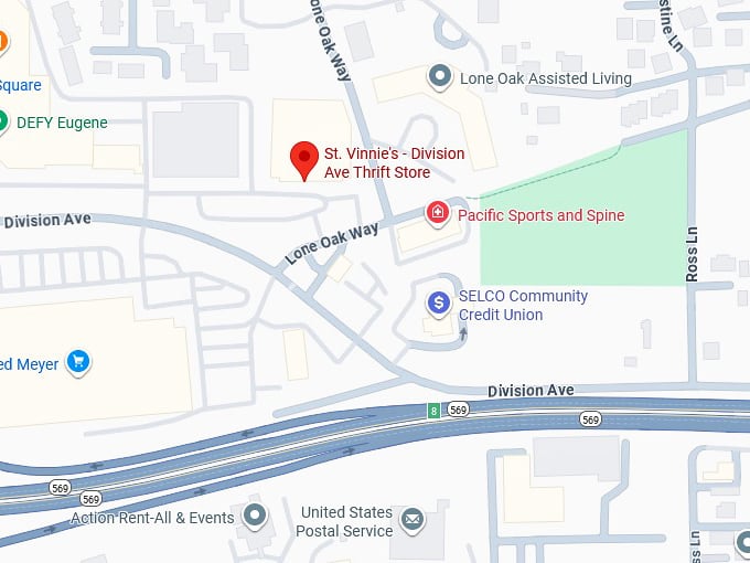 16. st. vinnie's division ave thrift store map