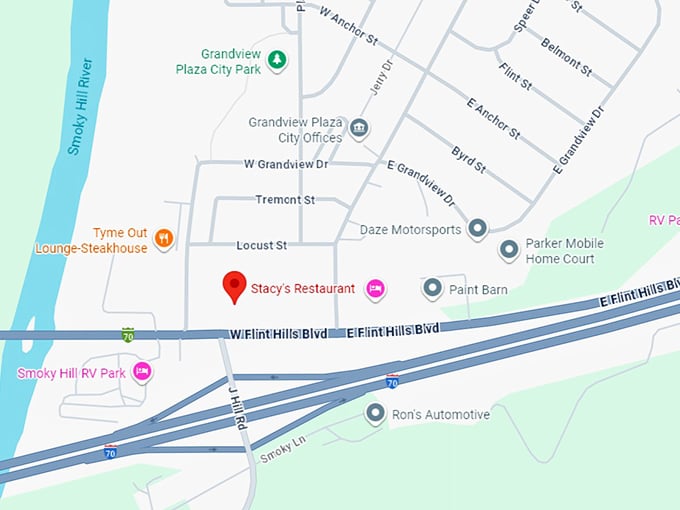 16. stacy’s restaurant map